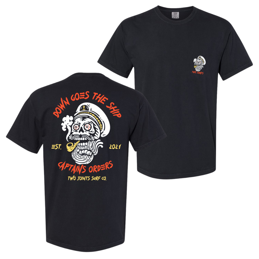 Captain's Orders Tee – Two Joints Surf Co.