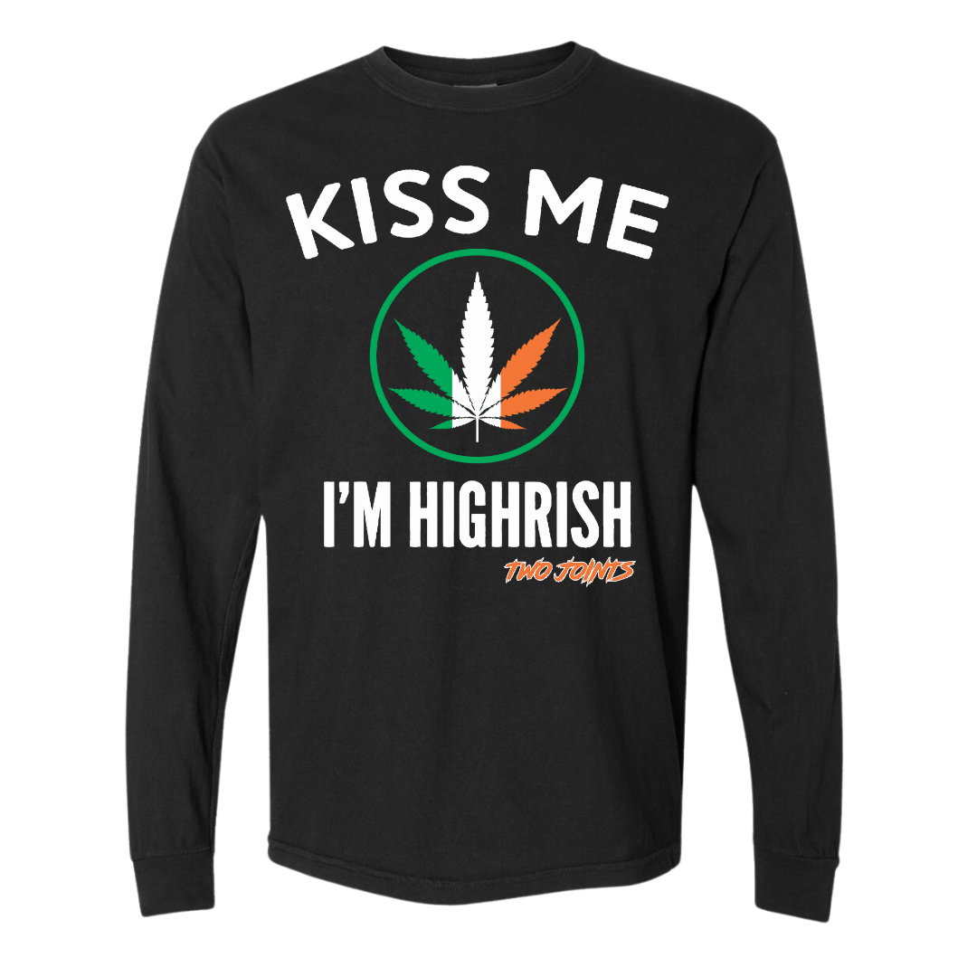 Highrish Black Long Sleeve Tee – Two Joints Surf Co.