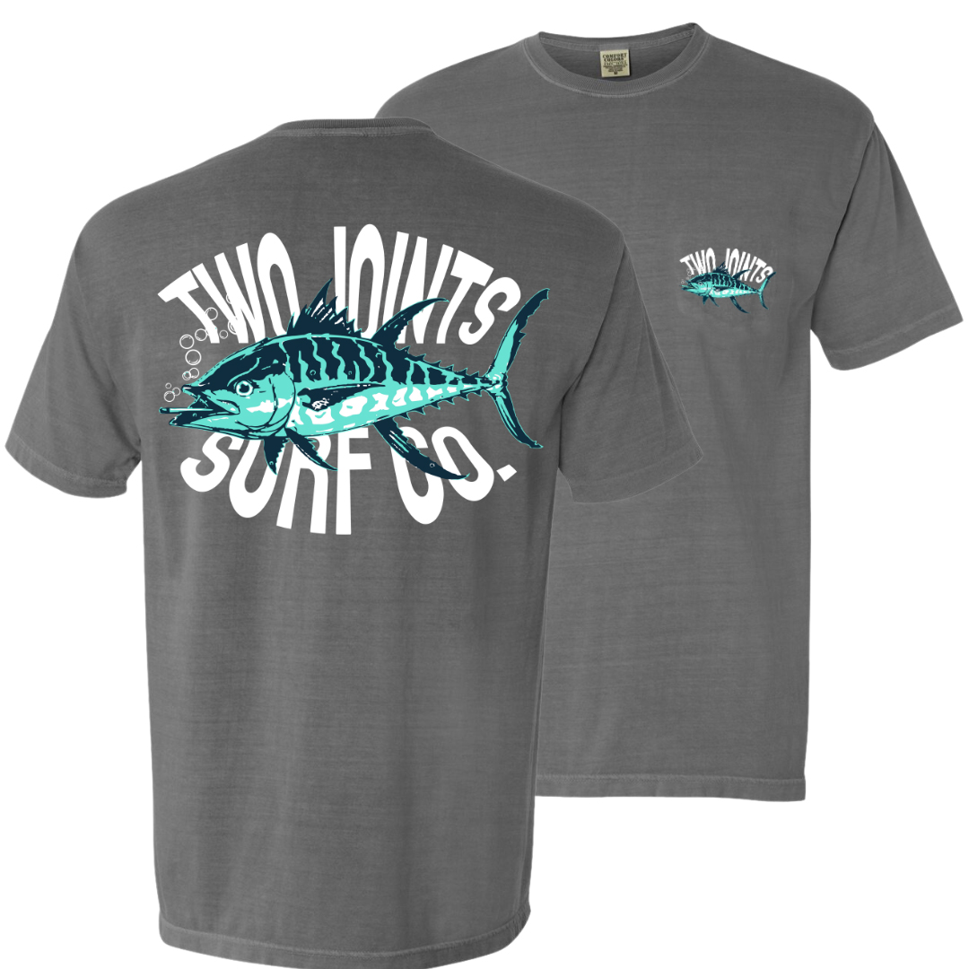 Smoked Wahoo Tee – Two Joints Surf Co.